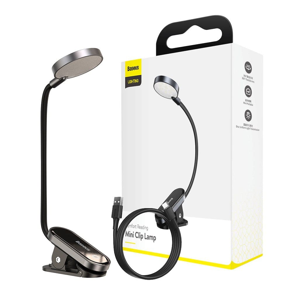 Baseus Comfort Reading Mini Clip Lamp | JPC MOBILE ACCESSORIES Australia