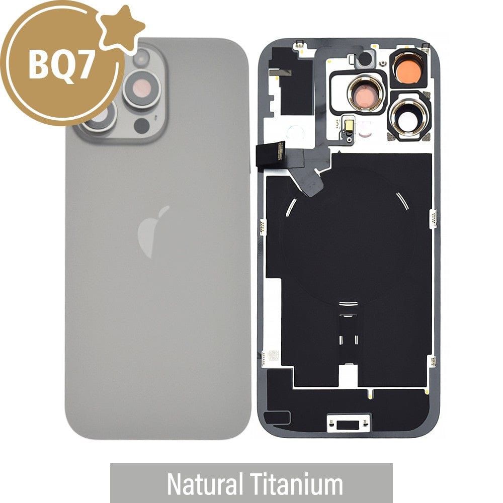 BQ7 Rear Cover Glass with Camera Lens Glass and Wireless Flex for ...